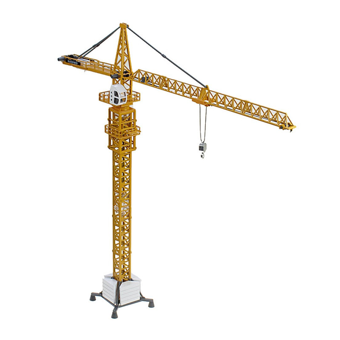 Diecast Tower Slewing Crane 1:50 Scale Construction Vehicle Model