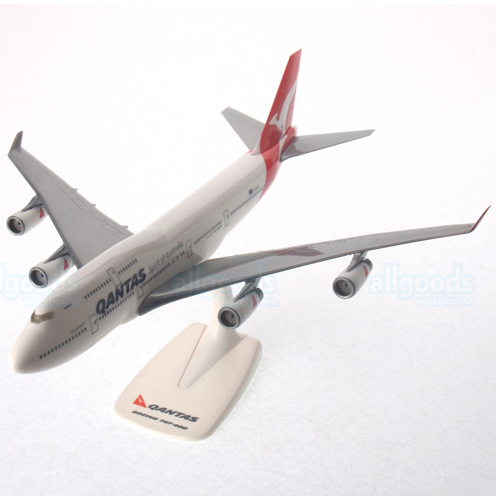 Qantas Boeing 747-400 Jumbo Jet VH-OJA 1:250 Plastic Model Replica 747
