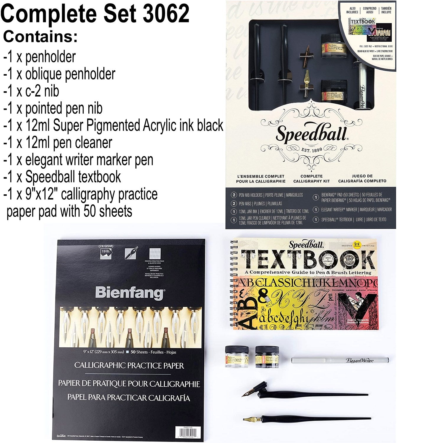 Speedball Calligraphy & Lettering Kit - Complete Set